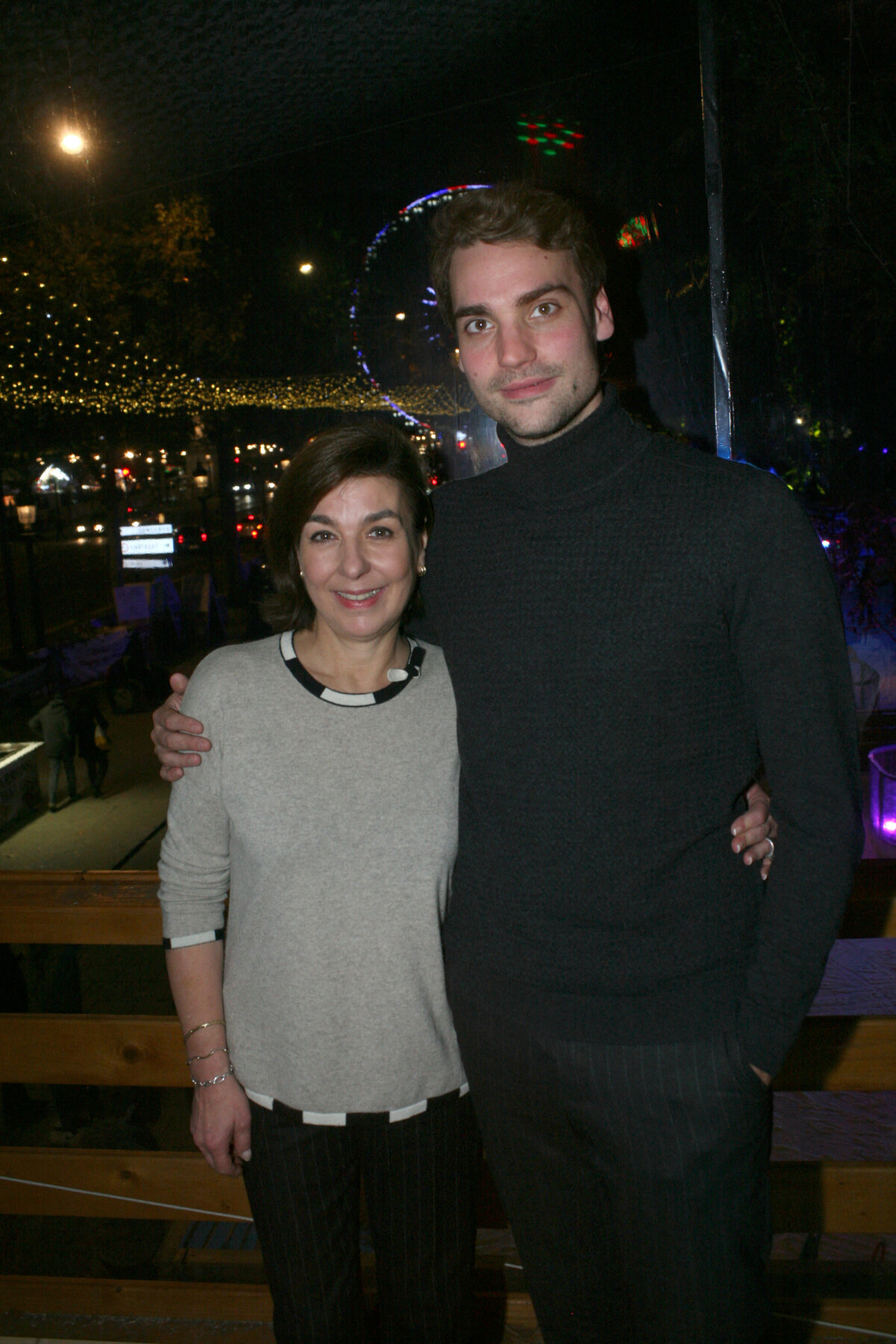 Photo : Carole Amiel avec son fils Valentin Livi (fils d'Yves Montand ...