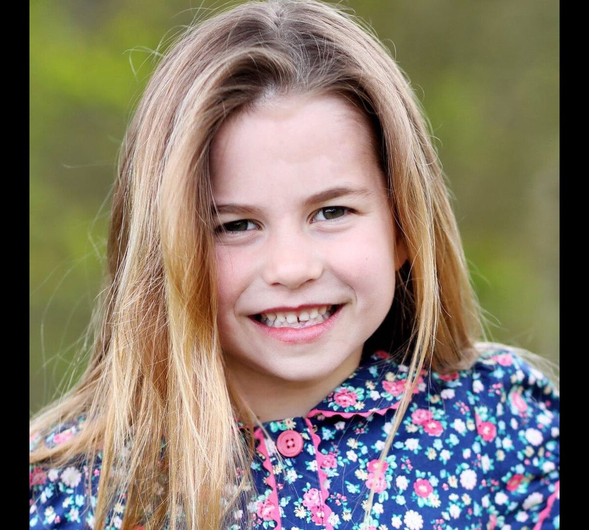 Photo : Portrait de la princesse Charlotte réalisé par sa mère Kate ...