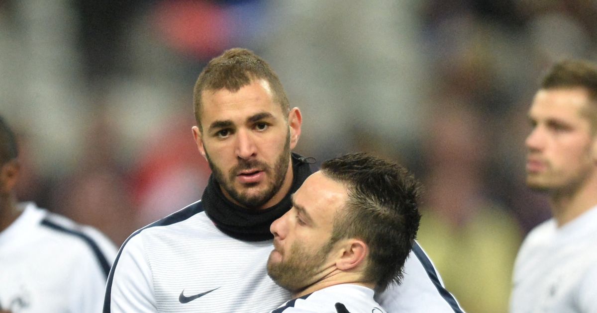 Archive - Karim Benzema et Mathieu Valbuena en 2015. - Purepeople