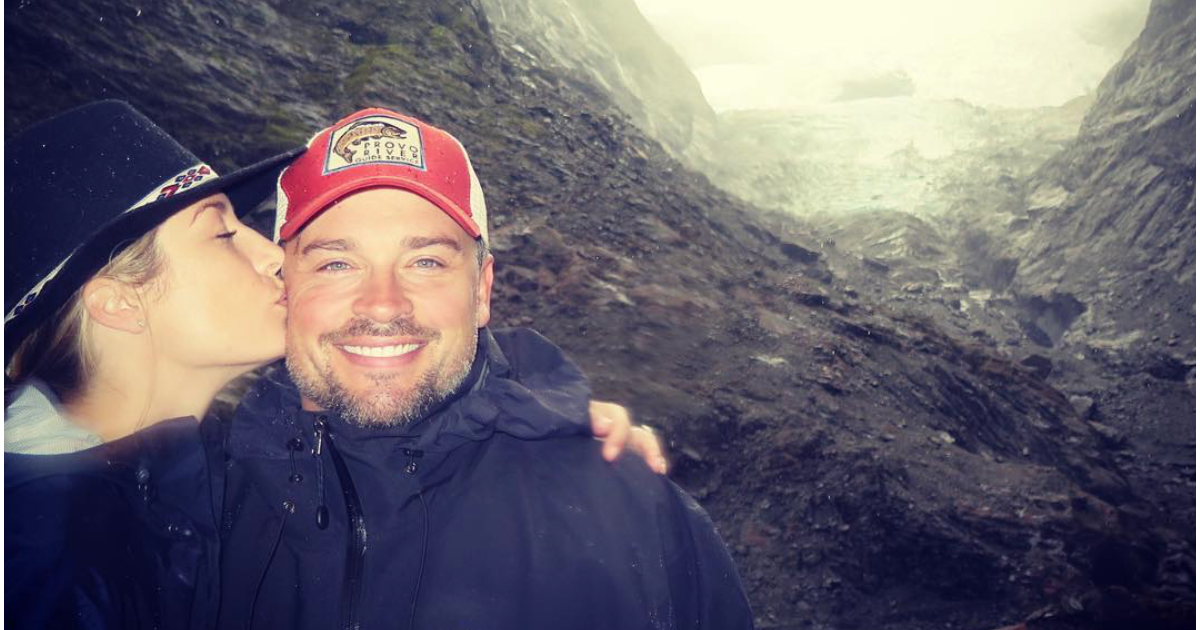 Tom Welling et son épouse Jessica Rose Welling en juillet 2018 ...