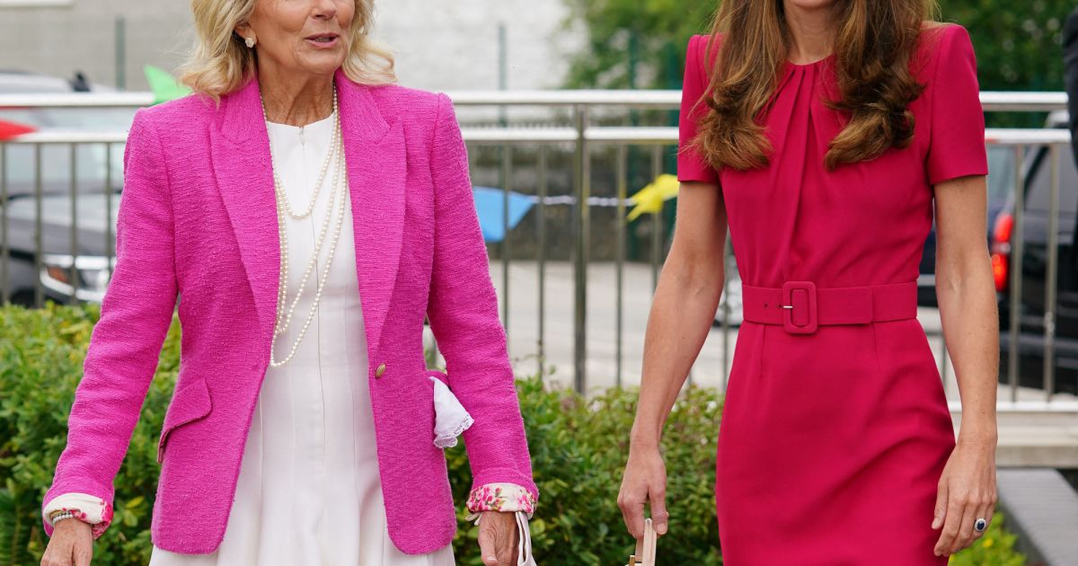 Catherine (Kate) Middleton, duchesse de Cambridge, et la Première Dame ...