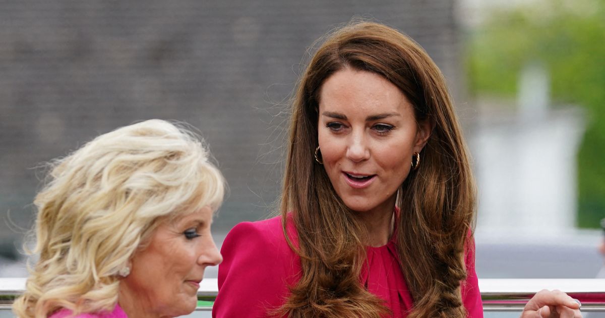 Catherine (Kate) Middleton, duchesse de Cambridge, et la Première Dame ...