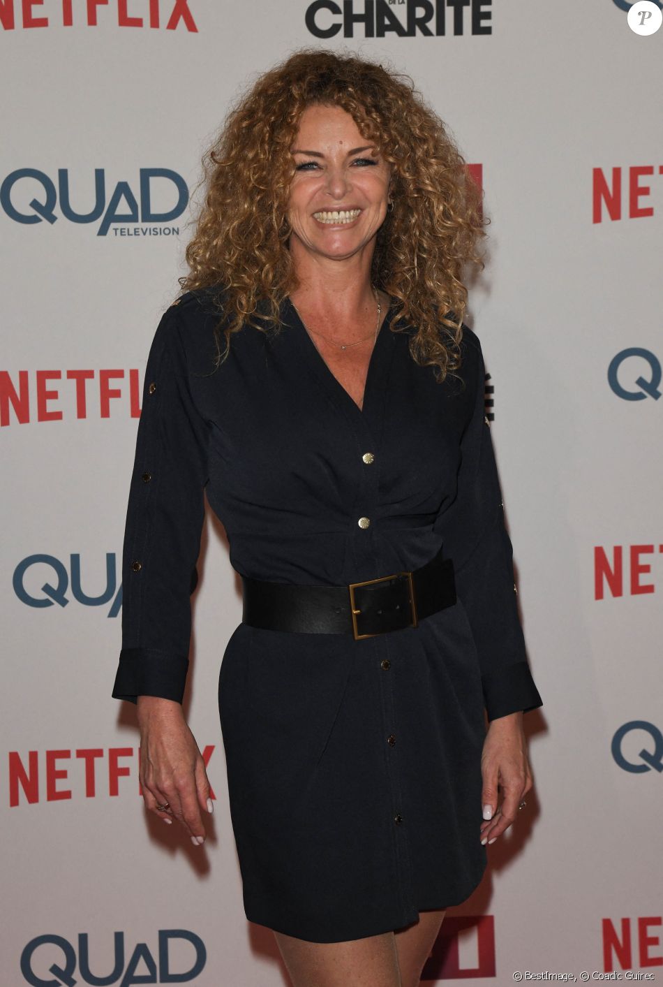 Manuela Lopez à l'avant-première de série télévisé TF1 Le Bazar de la ...