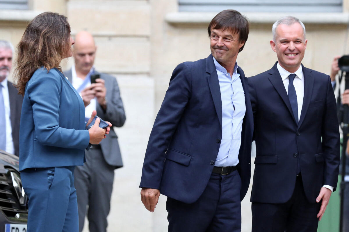 Photo : Nicolas Hulot et sa femme Florence Lasserre - Passation de ...