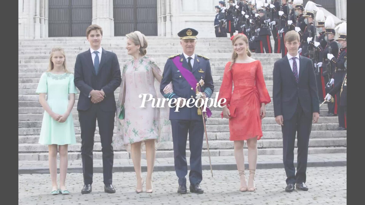 Vidéo : Philippe et Mathilde de Belgique en famille : une Fête ...