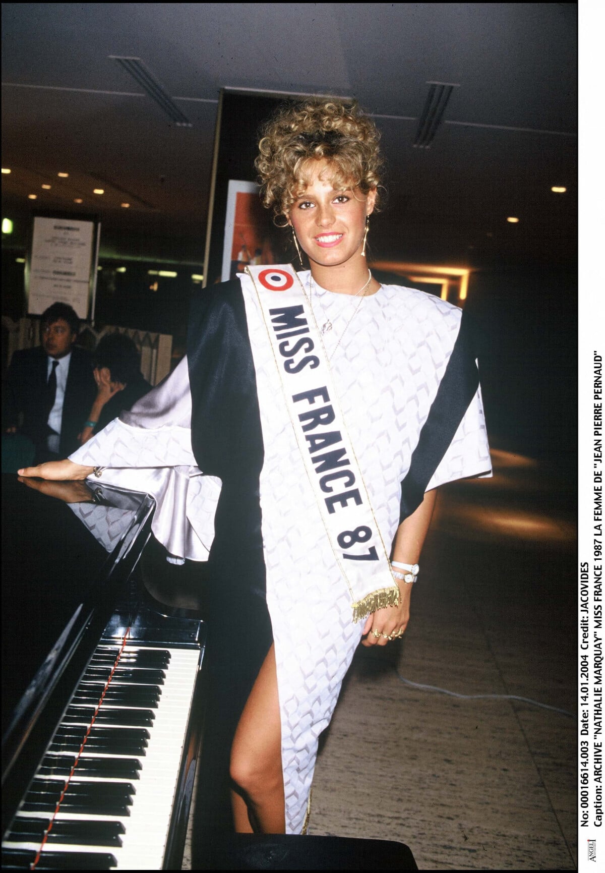 Photo : Nathalie Marquay, ancienne Miss France 1987 - Archives - Purepeople