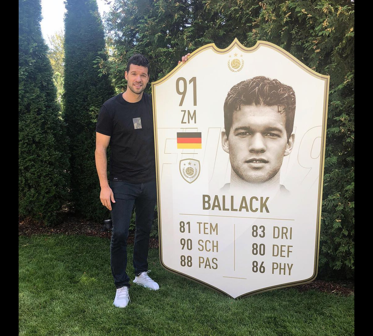 Photo : Michael Ballack sur Instagram. - Purepeople