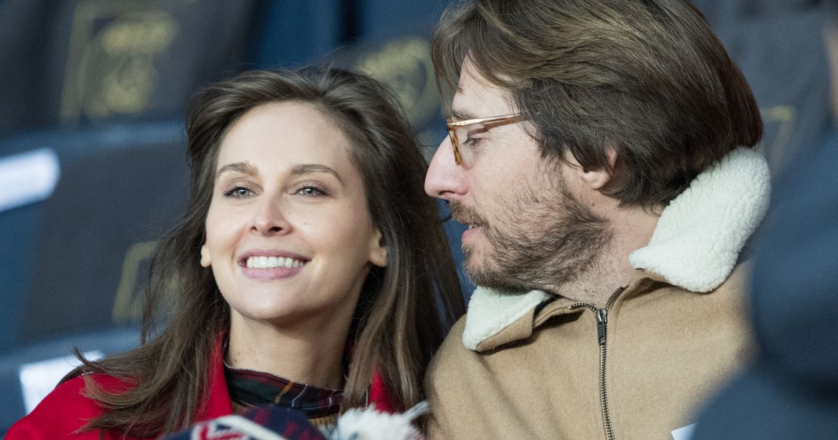 Mathieu Vergne et sa femme Ophélie Meunier - People dans les tribunes ...