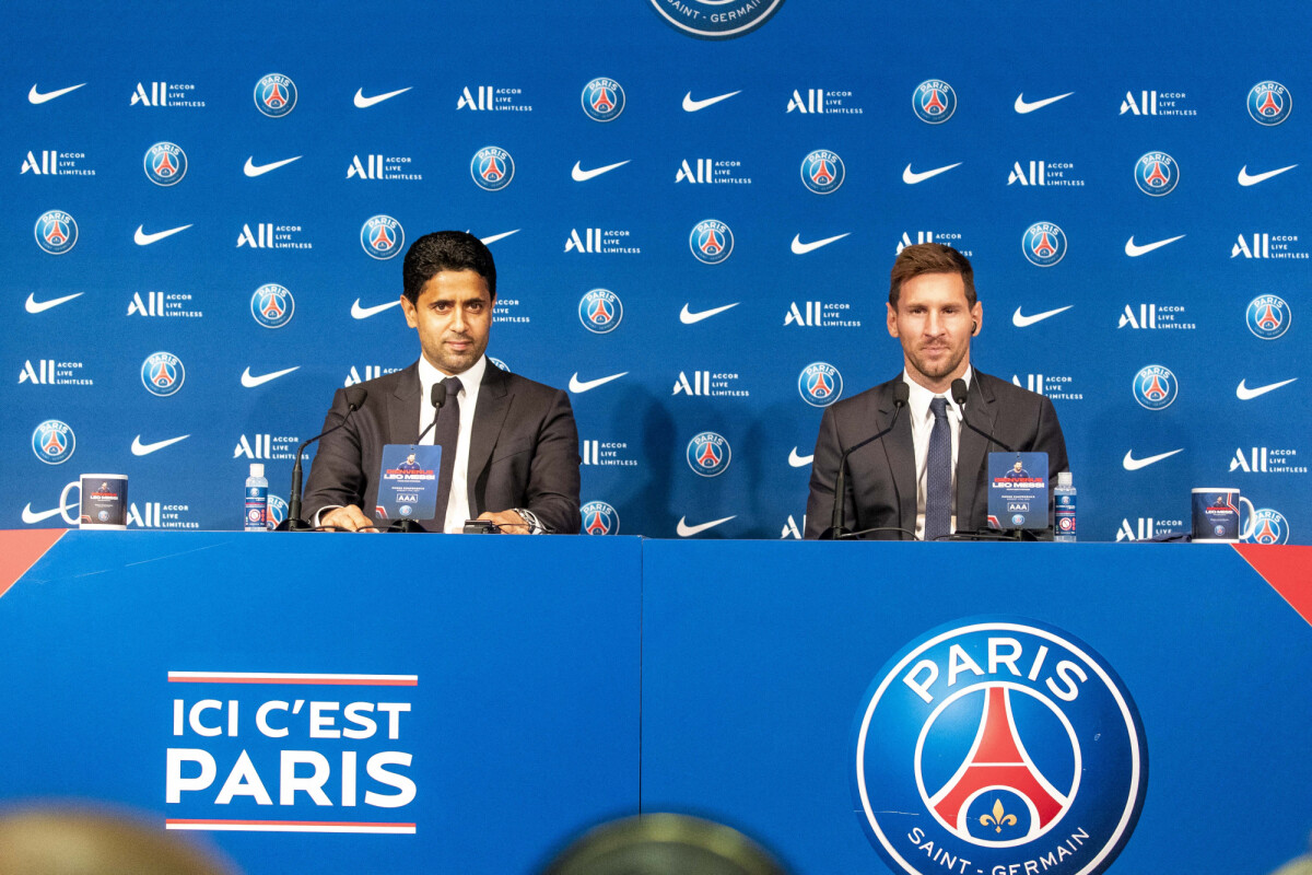 Photo : Nasser al-Khelaïfi, président du PSG (Paris Saint-Germain ...