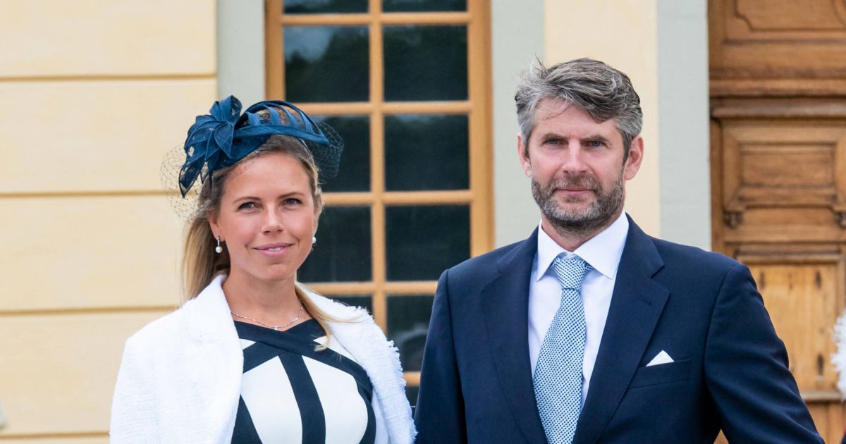 Henric Weijber, Eva Weijber, - La famille royale suédoise au baptême du ...
