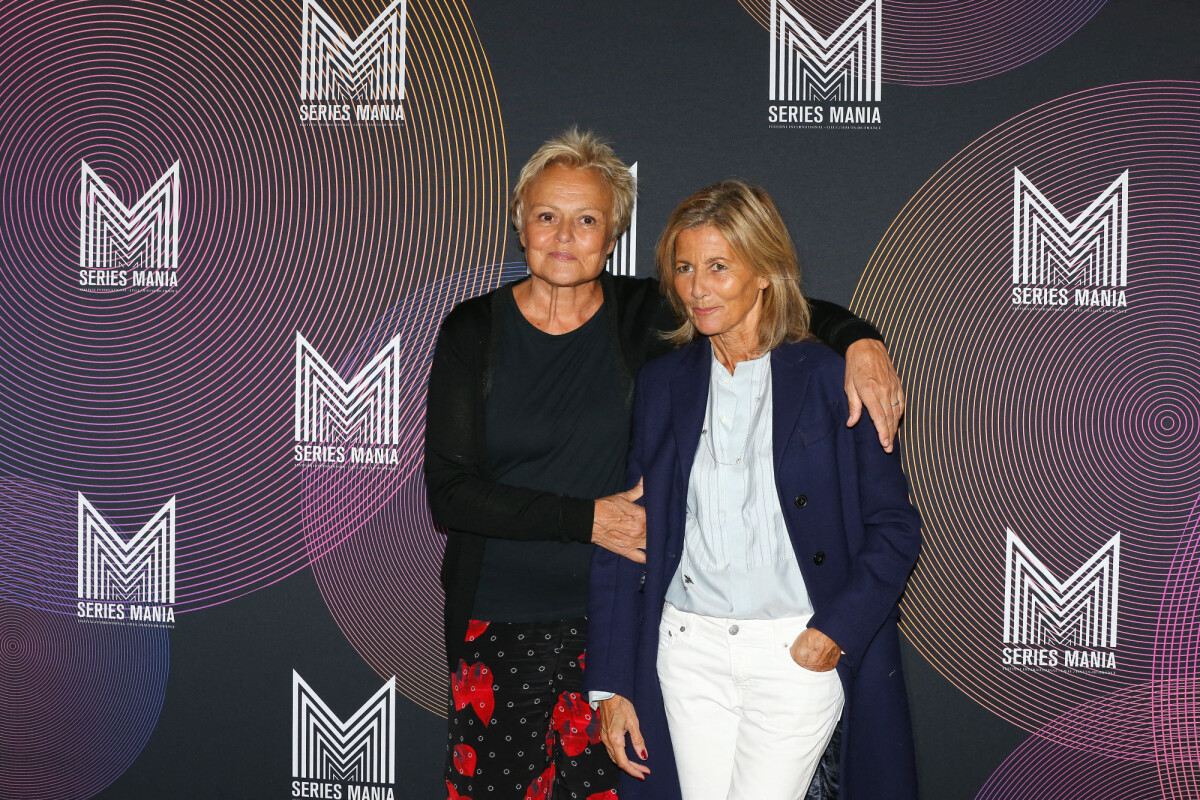 Photo : Muriel Robin et Claire Chazal dans le cadre du Festival Series ...
