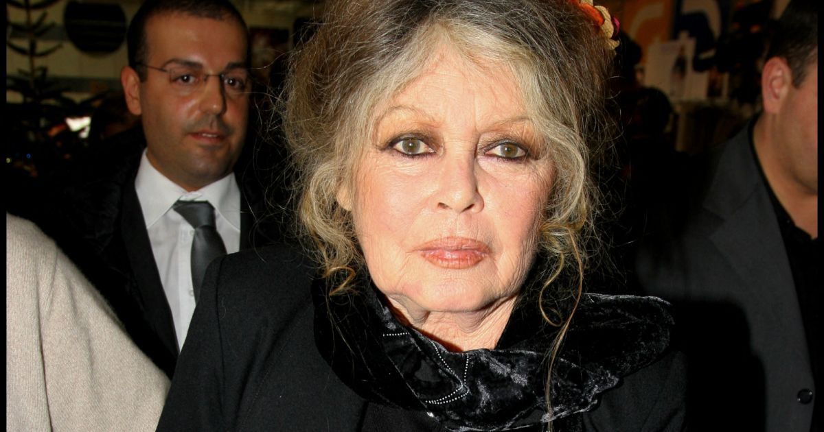 Brigitte Bardot au Noel des animaux de la S.P.A au palais des sports ...