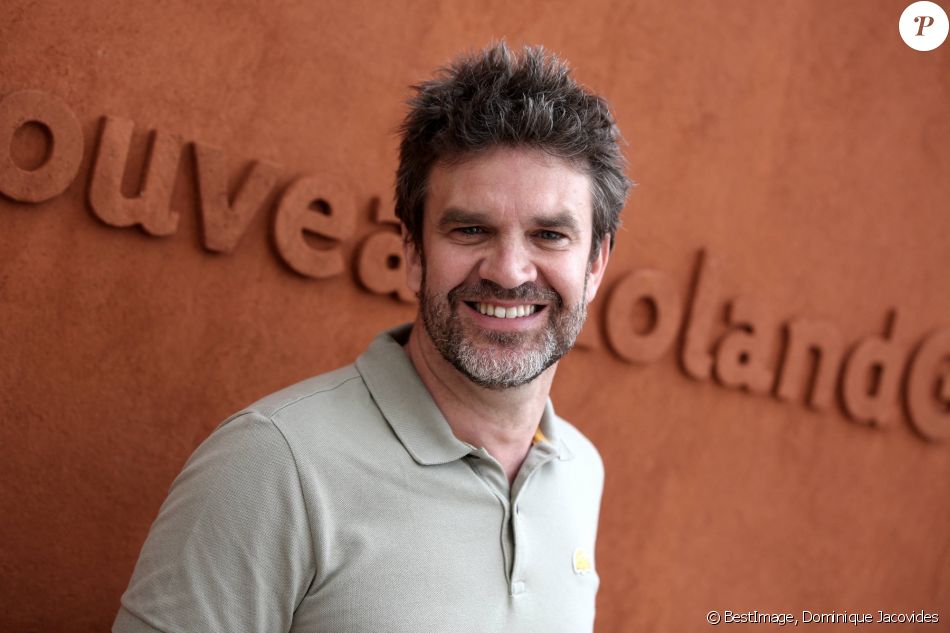 Hervé Mathoux People au village des Internationaux de Tennis de Roland ...