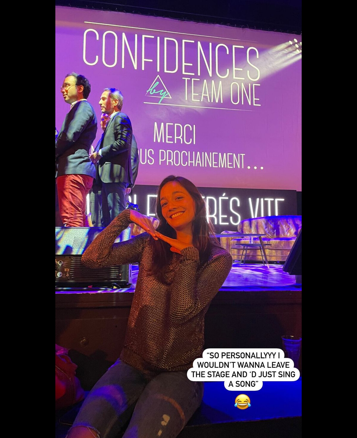Photo : Alizé Lim à l'Olympia. - Purepeople