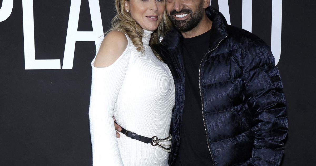 Exclusif - Magali Berdah et son compagnon Stéphane lors de l'enregistrement de l'émission L ...