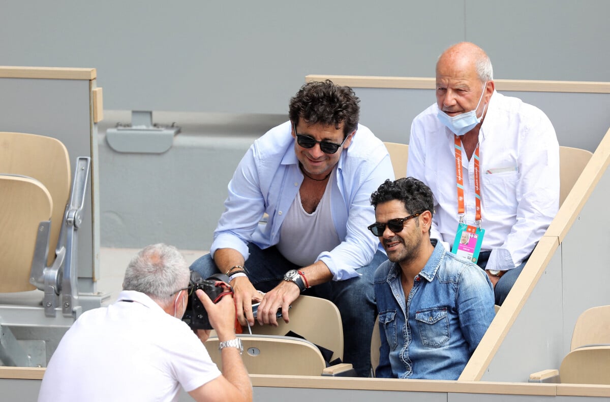 Photo : Jamel Debbouze, Patrick Bruel et Marc Ladreit de Lacharrière ...