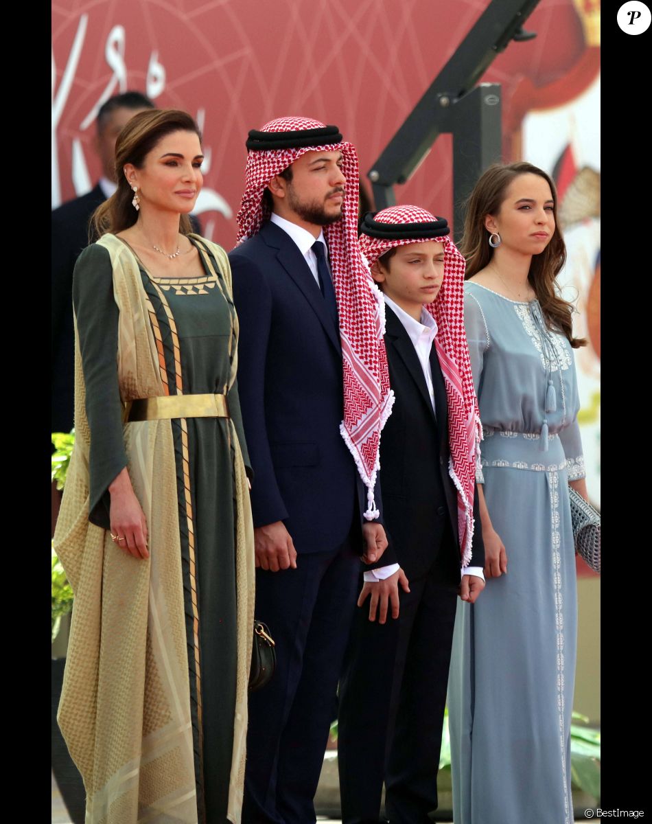 Rania de Jordanie en famille : nouvelle photo à six... le prince Hashem ...