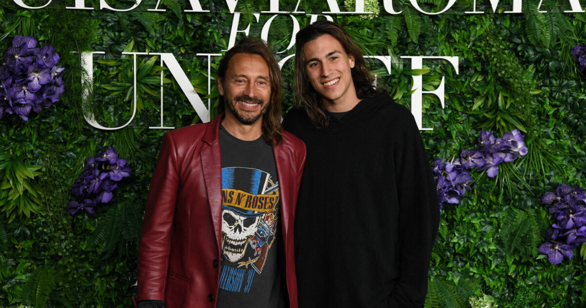 Bob Sinclar en soirée avec son fils Raphaël, son charmant double ...