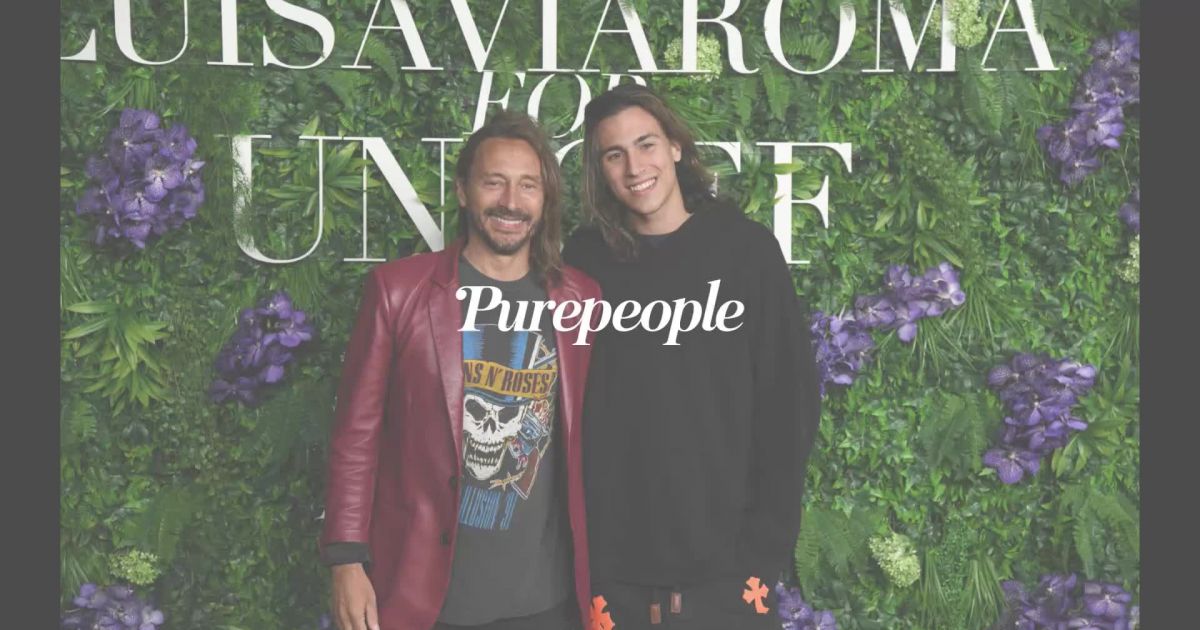 Bob Sinclar en soirée avec son fils Raphaël, son charmant double ...