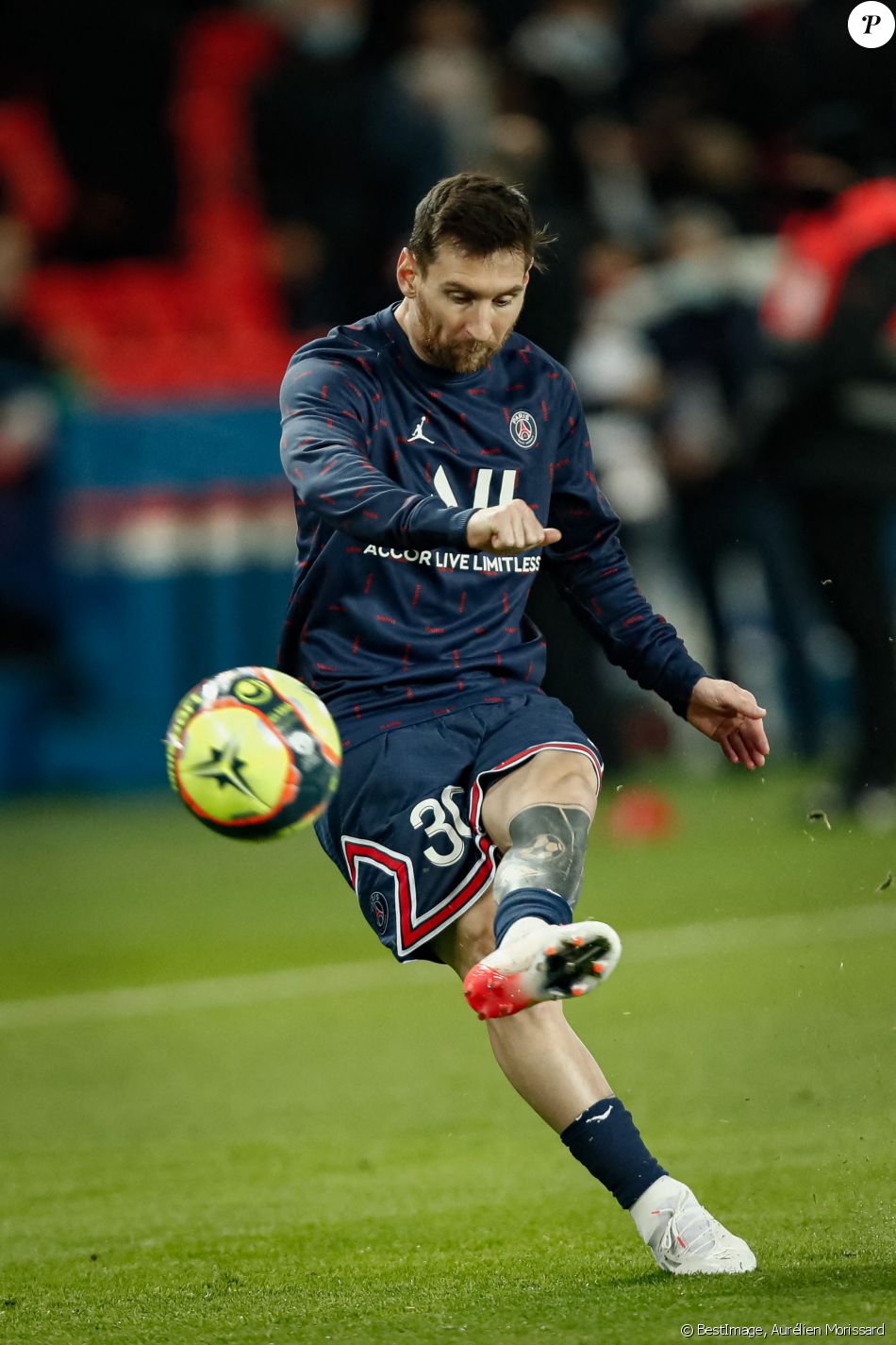 Lionel Leo Messi (Paris Saint Germain) - Match de Ligue 1 Uber Eats PSG contre Monaco (2-0) au ...