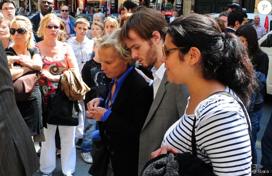 Christine Ockrent et son fils Alexandre Kouchner - Hommage à Marie ...