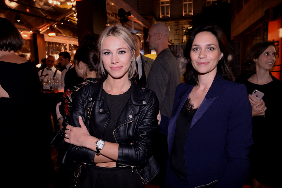 Photo : Nathalie Péchalat et Marion Rousse lors de la soirée de ...