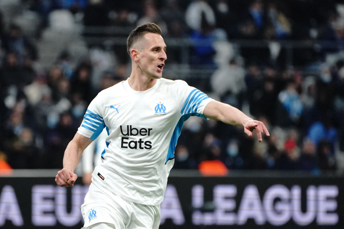Photo : Arkadiusz Milik (Olympique de Marseille) - Match de Ligue ...