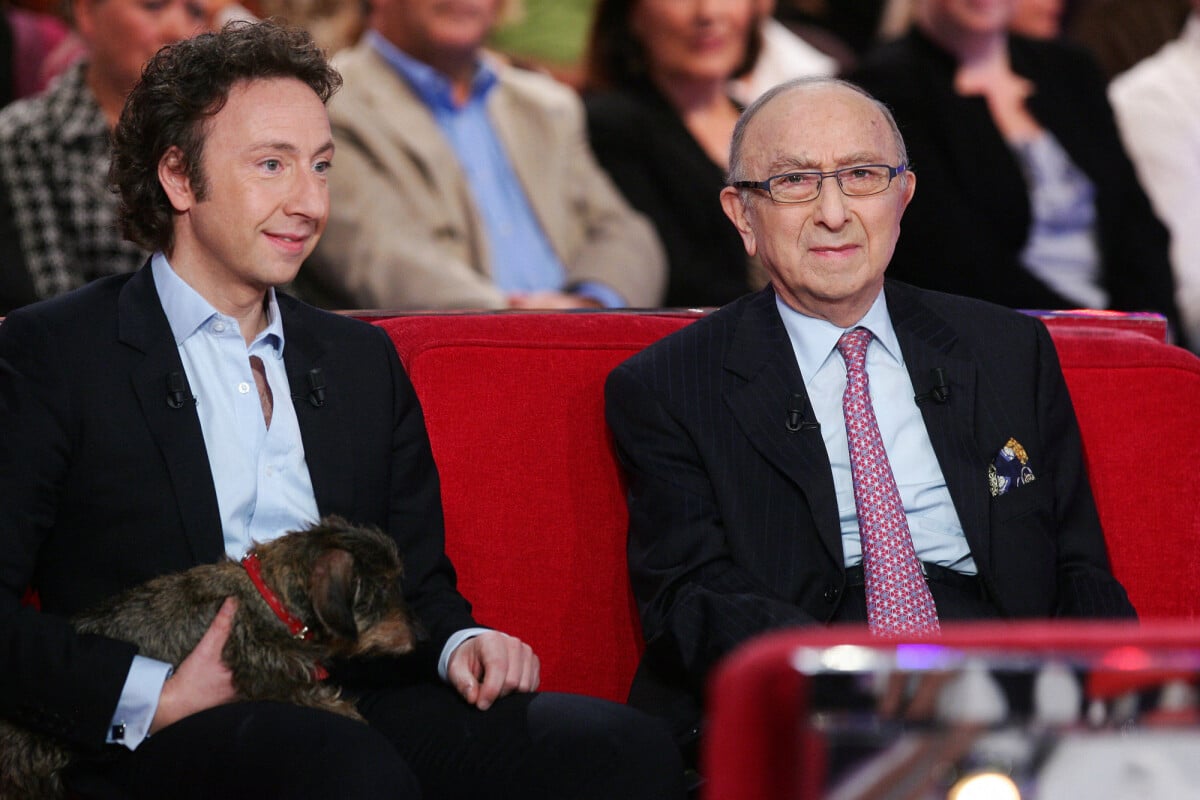Photo : Stéphane Bern et son père Louis lors de l'enregistrement de l ...