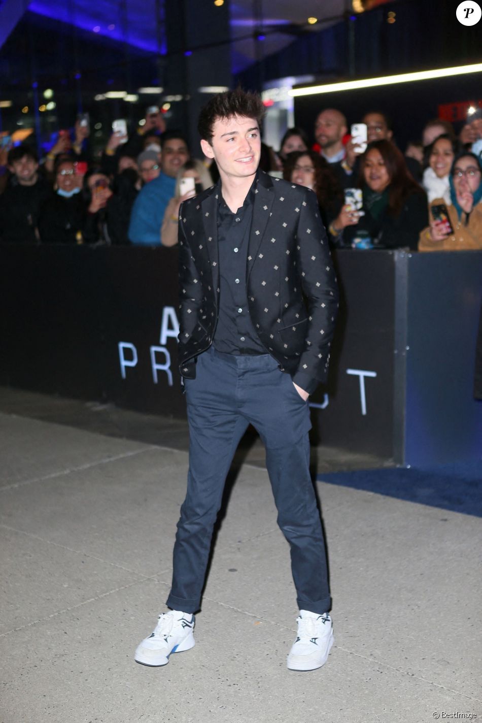 Braxton Bjerken - Avant-première du film The Adam Project à New York ...