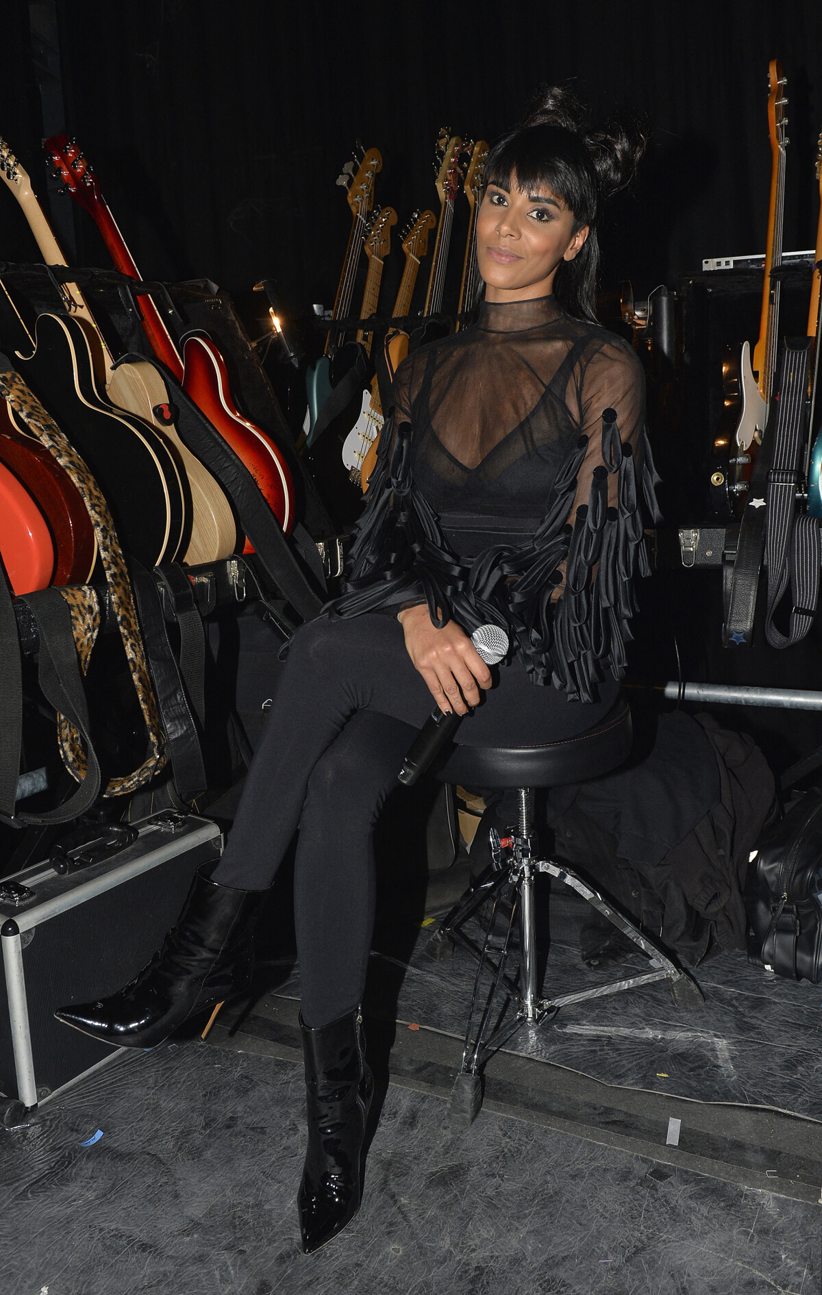 Photo : Exclusif - Shy'm - Backstage - Emission "Bercy fête ses 30 ans ...