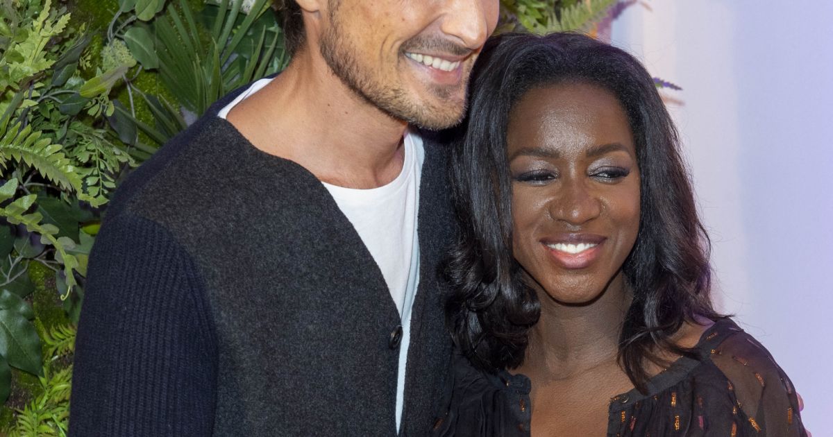 Vincent Cerutti et sa compagne Hapsatou Sy - Inauguration du Concept ...