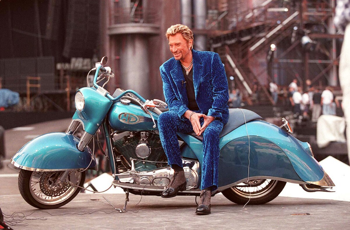 Photo : Johnny Hallyday en répétition au Stade de France. - Purepeople