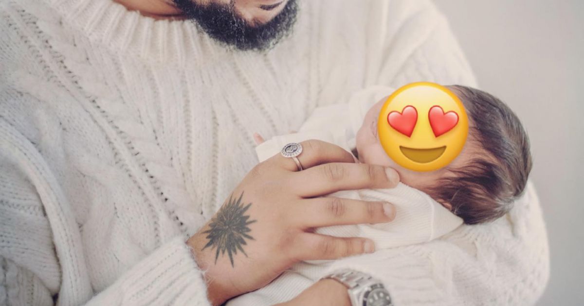 Slimane et sa fille sur Instagram. Le 24 février 2022. - Purepeople