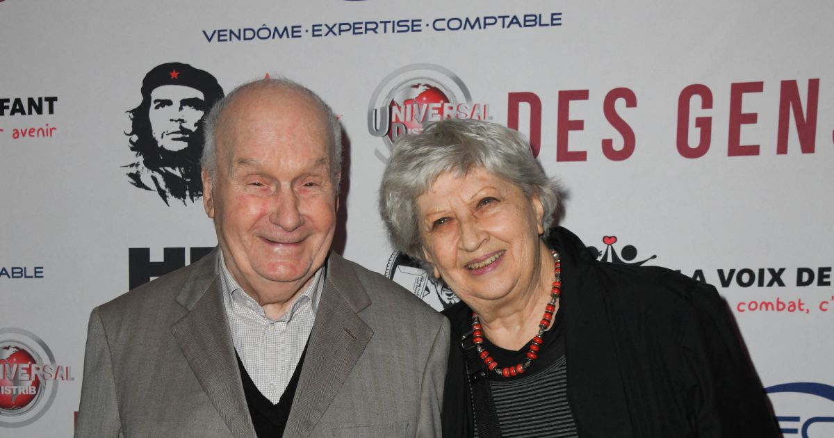 Michel Bouquet et sa femme Juliette Carré - Avant-première du film Des ...