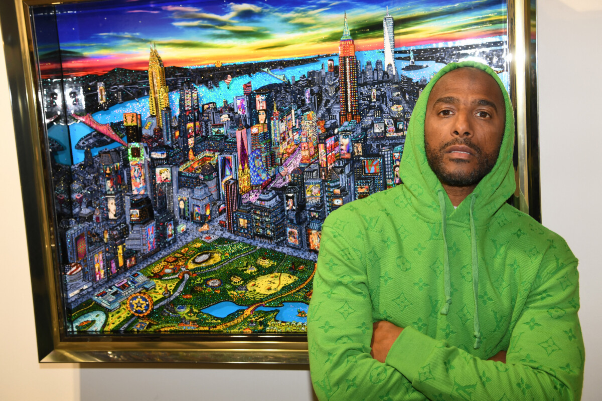 Photo : Exclusif - Stomy Bugsy lors du vernissage de l'exposition "Vue ...