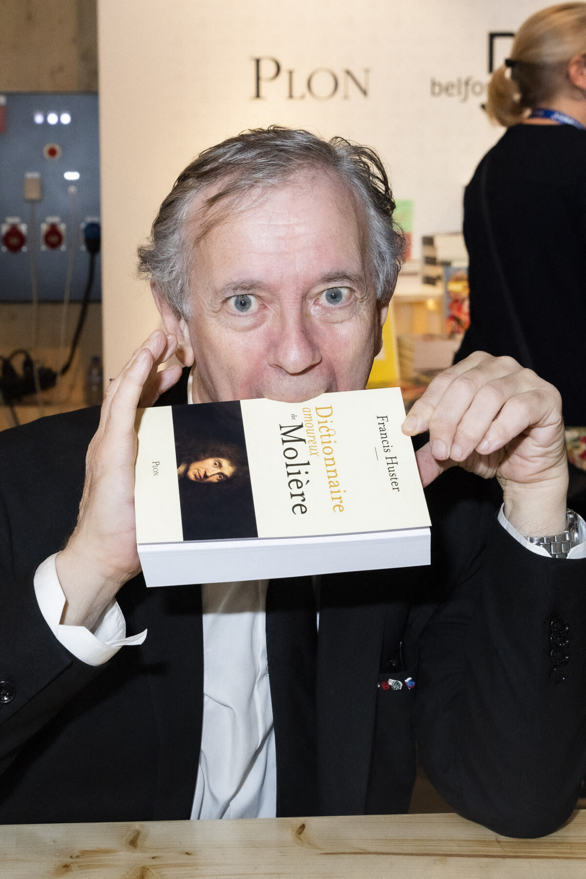 Photo : Francis Huster au Festival du Livre de Paris au Grand Palais ...