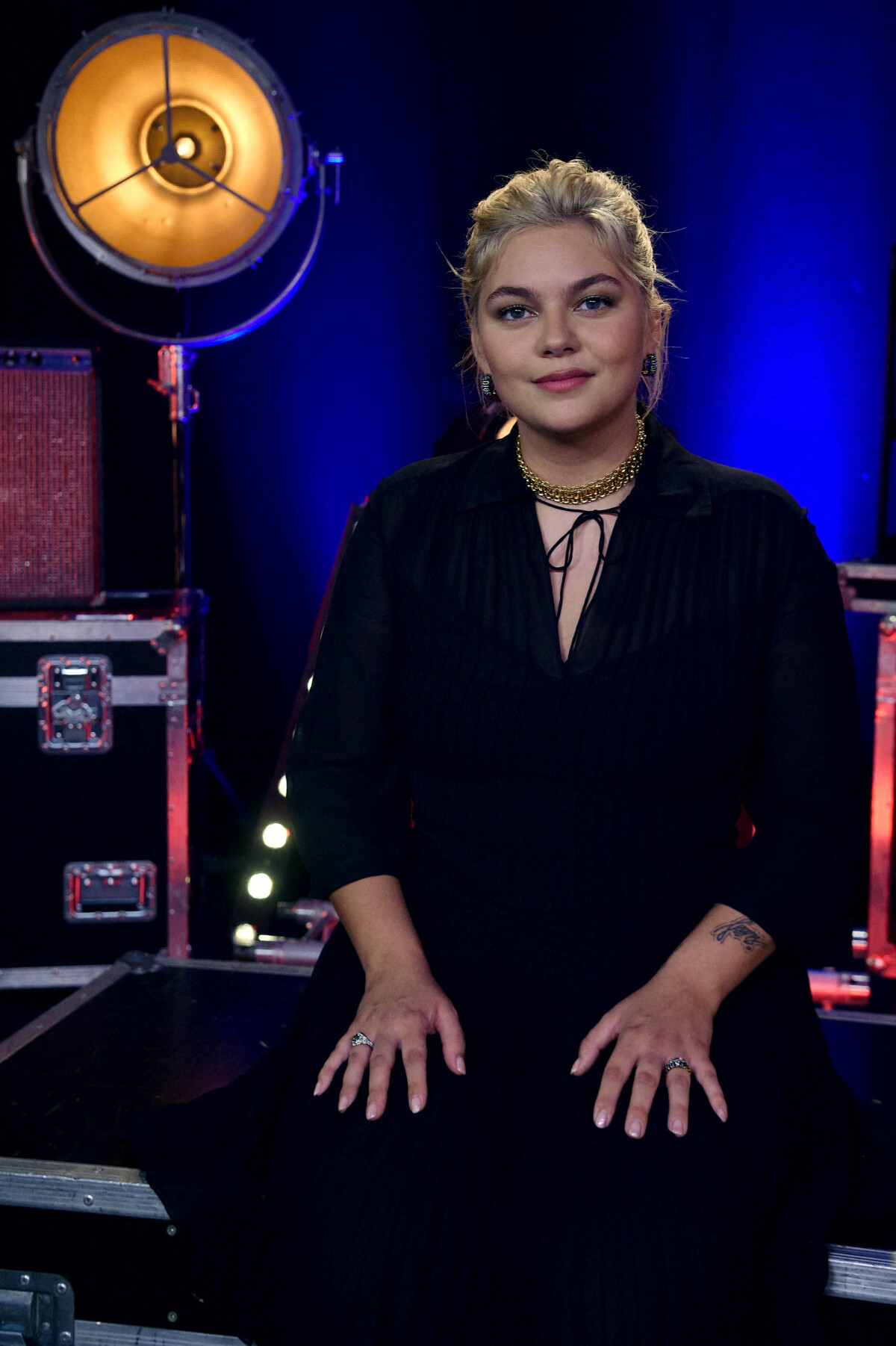 Photo : Exclusif - Louane Emera - Backstage - Enregistrement de l ...
