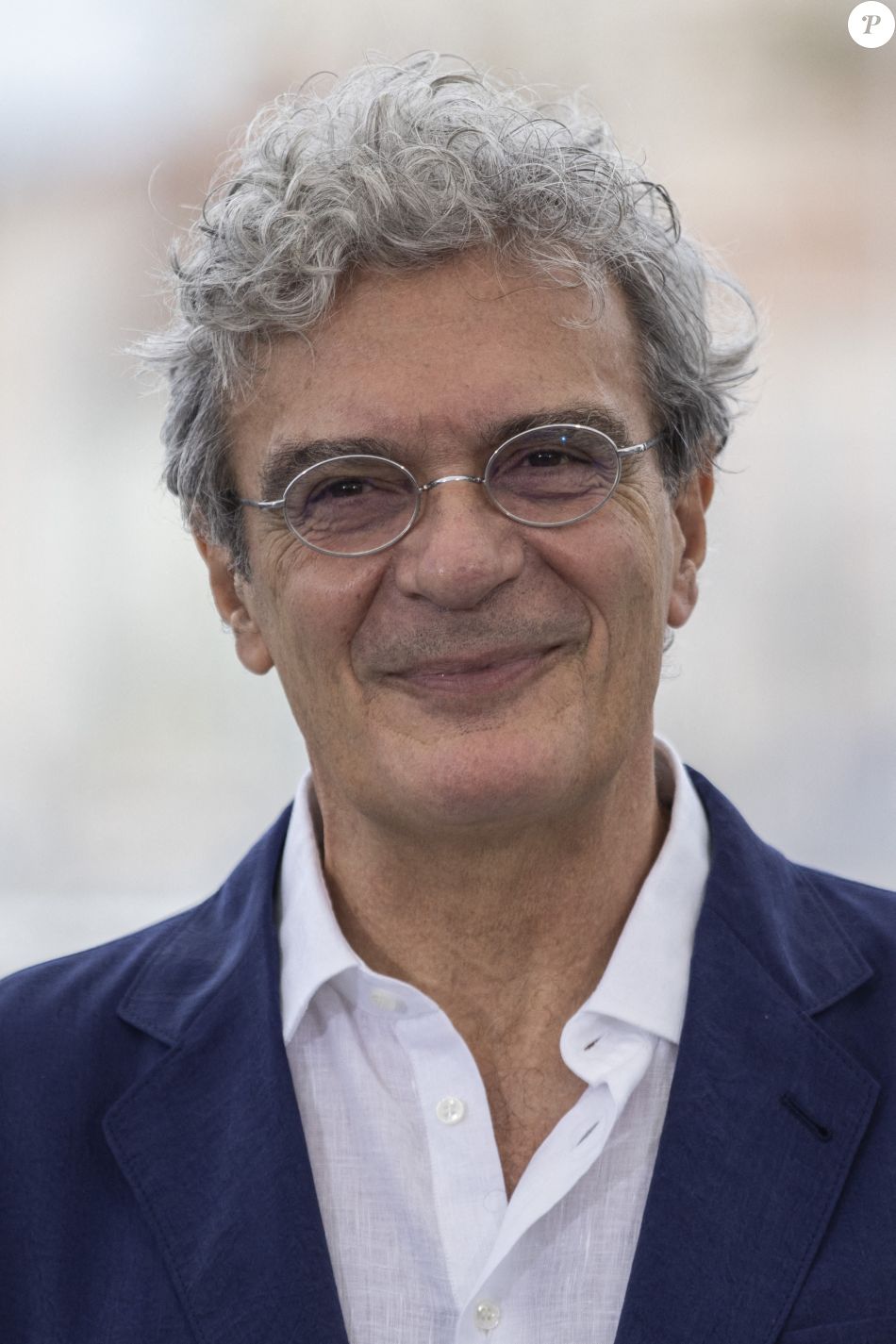 Le réalisateur Mario Martone - Photocall du film Nostalgia lors du 75e ...