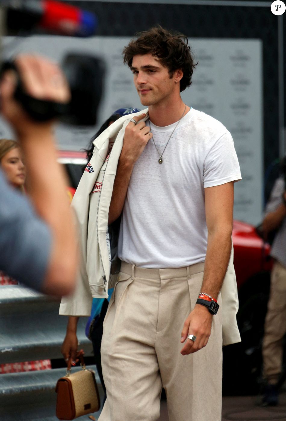 Jacob Elordi, acteur star d'Euphoria lors du Grand Prix de Monaco 2022 ...