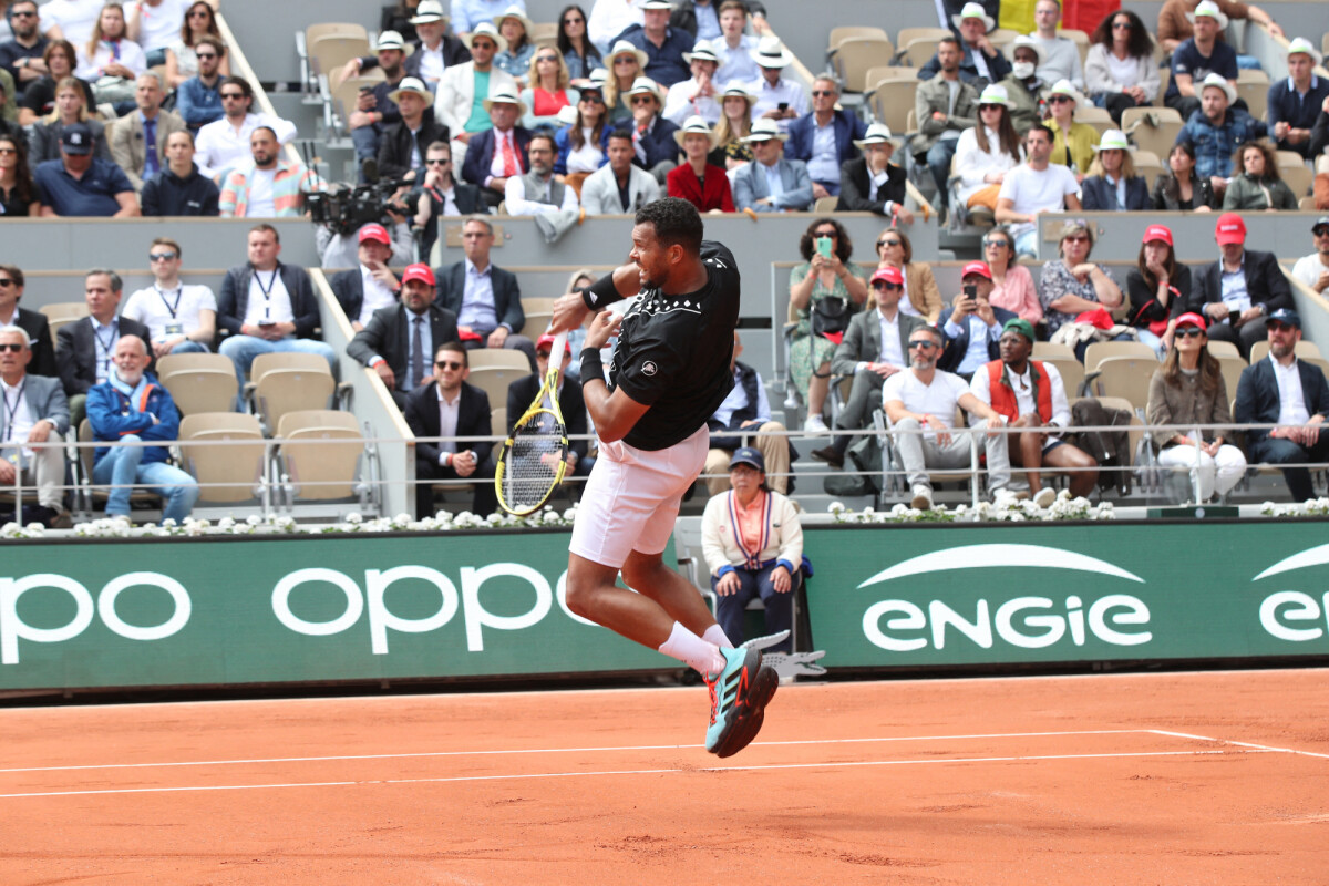 Photo : Jo-Wilfried Tsonga - Internationaux de France de Tennis de Roland Garros 2022 - Jour 3 ...