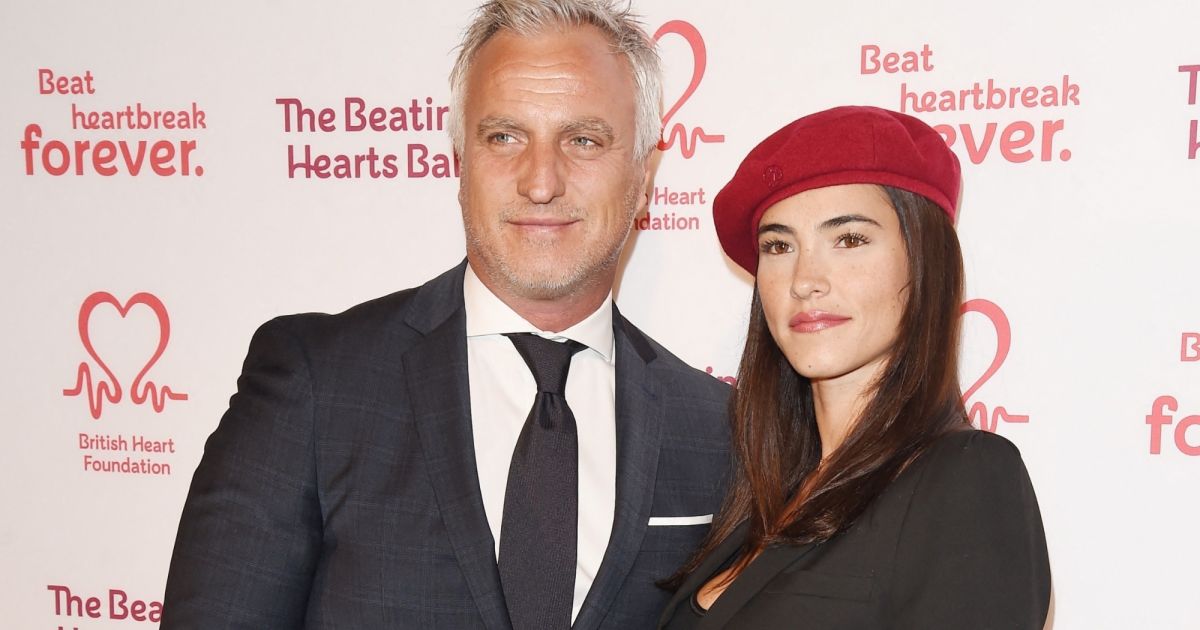 David Ginola et sa compagne Maeva Denat arrivent à la soirée The ...