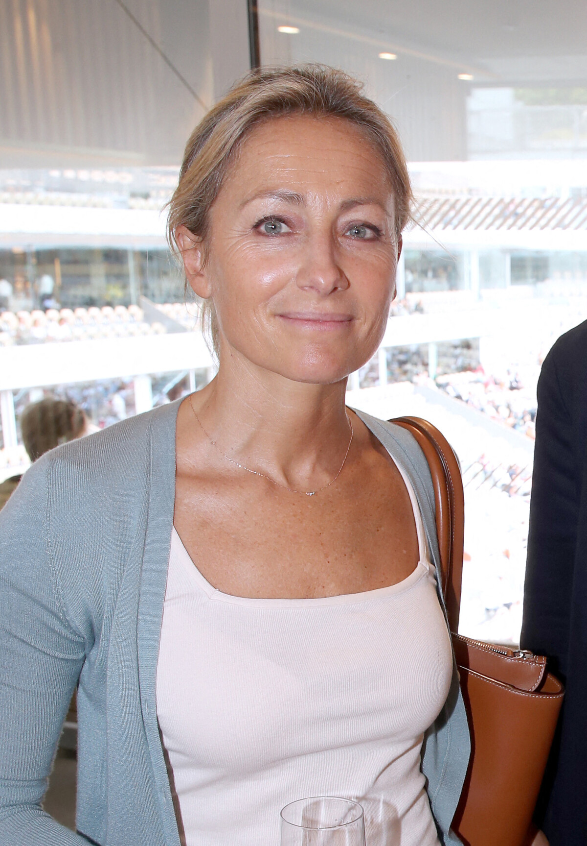 Photo : Anne-Sophie Lapix au déjeuner de France Télévision (jour 12 ...