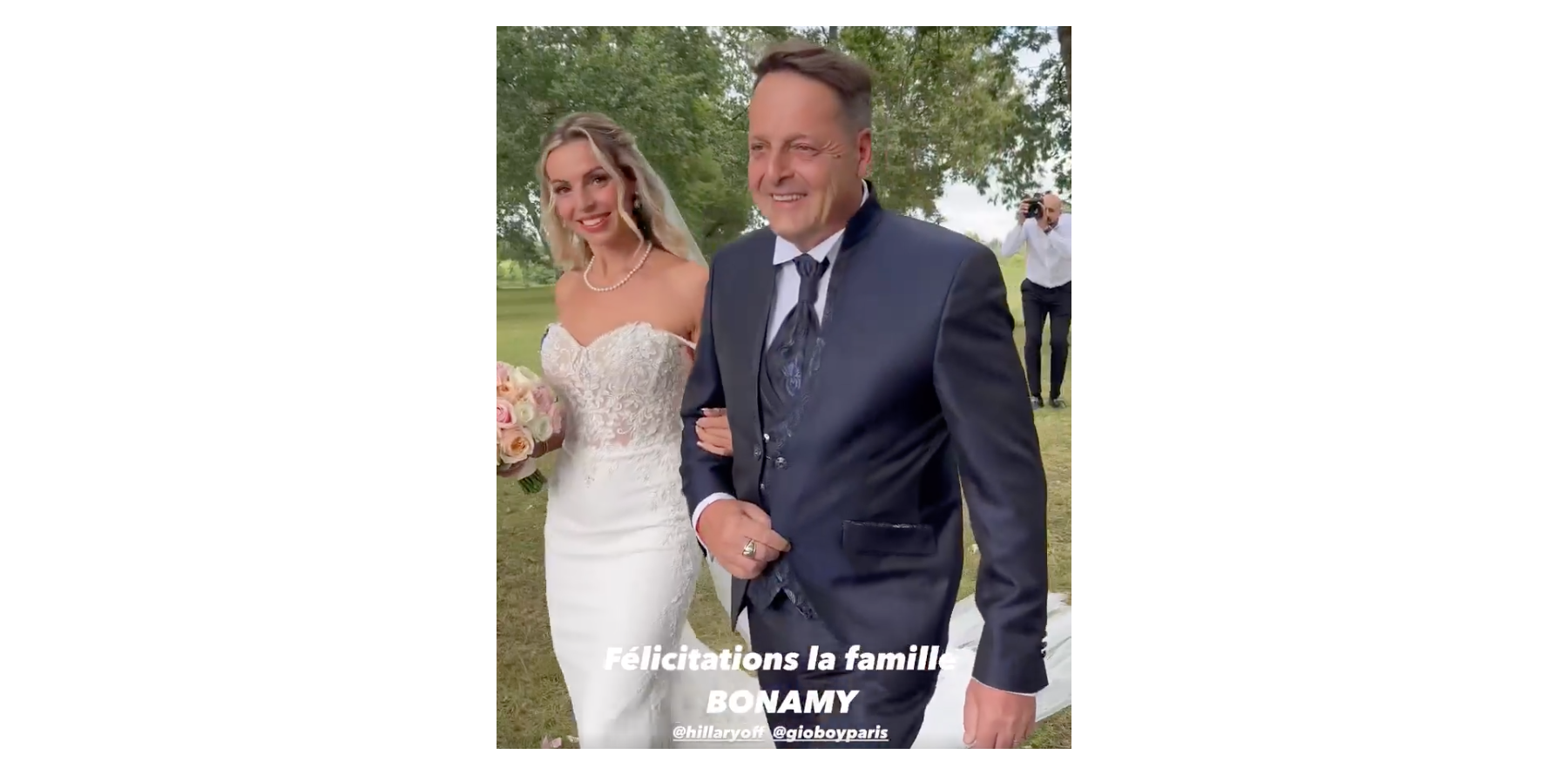 Mariage d'Hillary et Giovanni : Ses époustouflantes robes de mariée ...