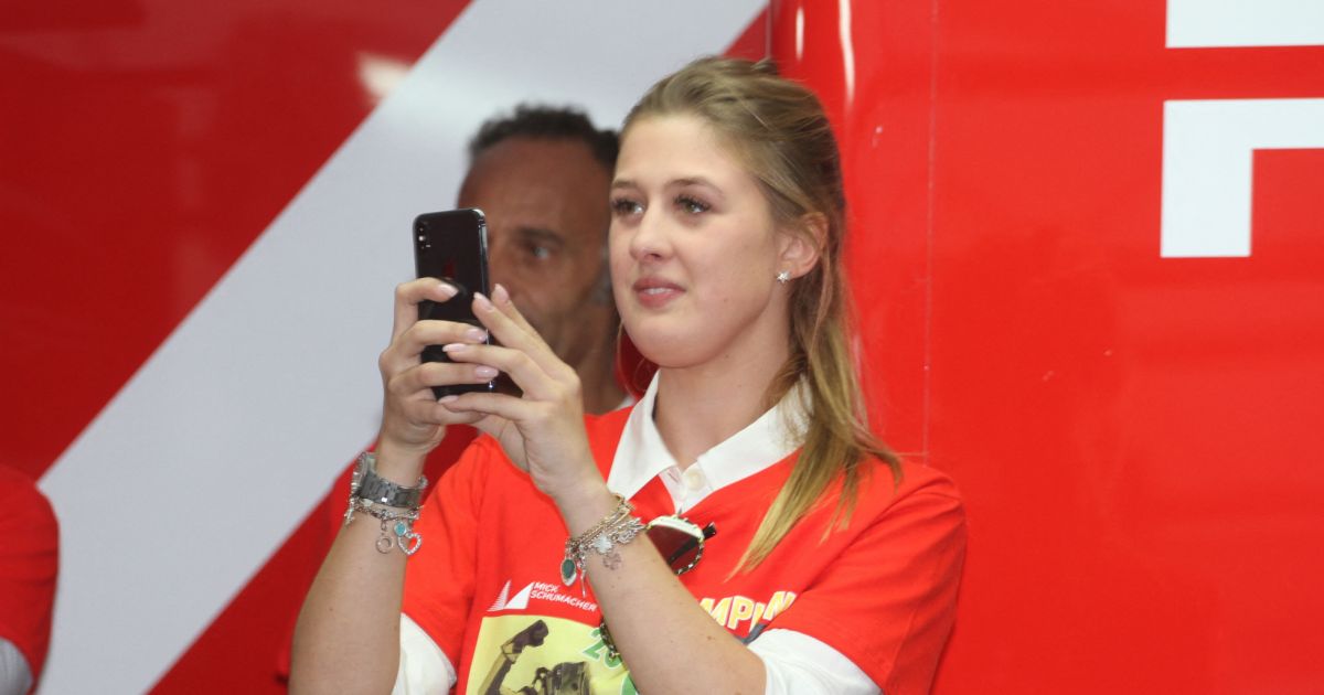 Gina Maria, la soeur de Mick - Mick Schumacher lors du grand prix de ...