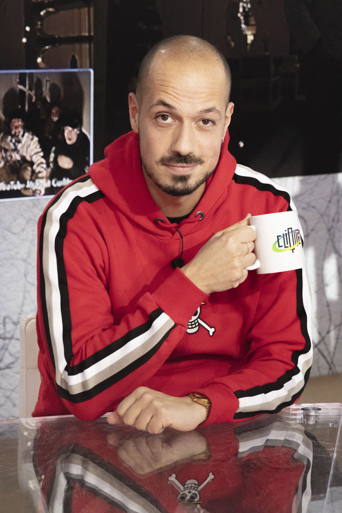 Photo : Exclusif - Carlito (Raphaël Carlier) - Pendant l'enregistrement ...