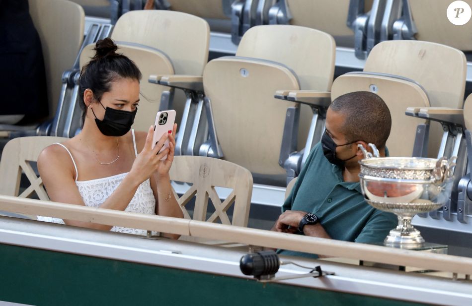 Alizé Lim et son compagnon Tony Parker dans les tribunes des ...