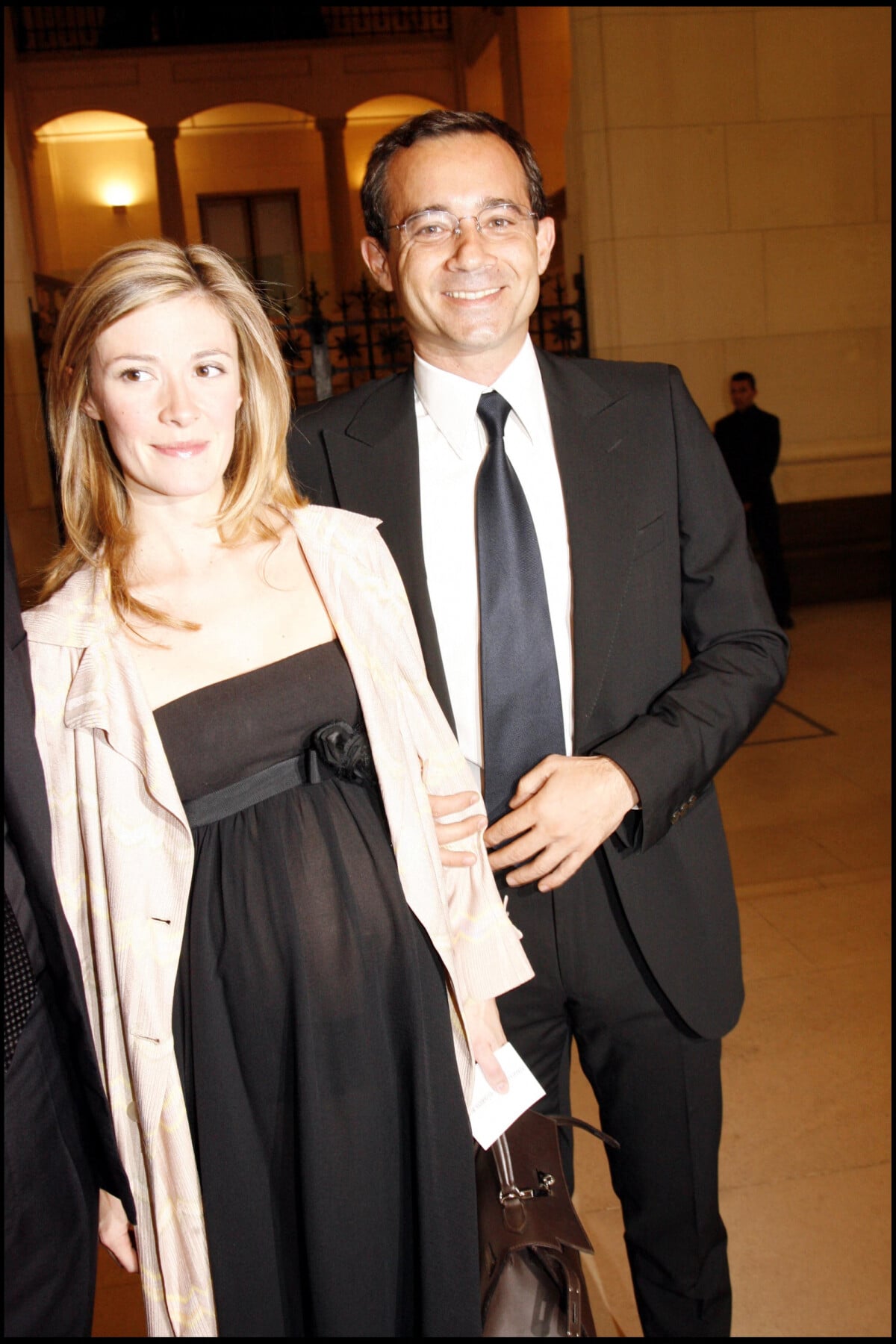 Photo : jean-Luc Delarue et Elisabeth Bost enceinte en octobre 2006 ...