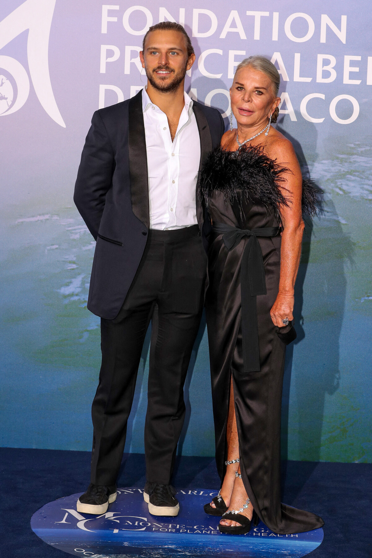 Photo : Tina Green , Brandon Green lors du photocall du gala "Monte ...
