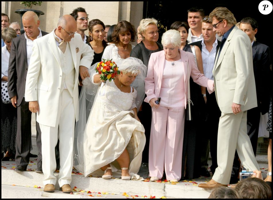 Michel, Stéphanie et Marie Fugain, Johnny Hallyday, Muriel Robin, Line ...