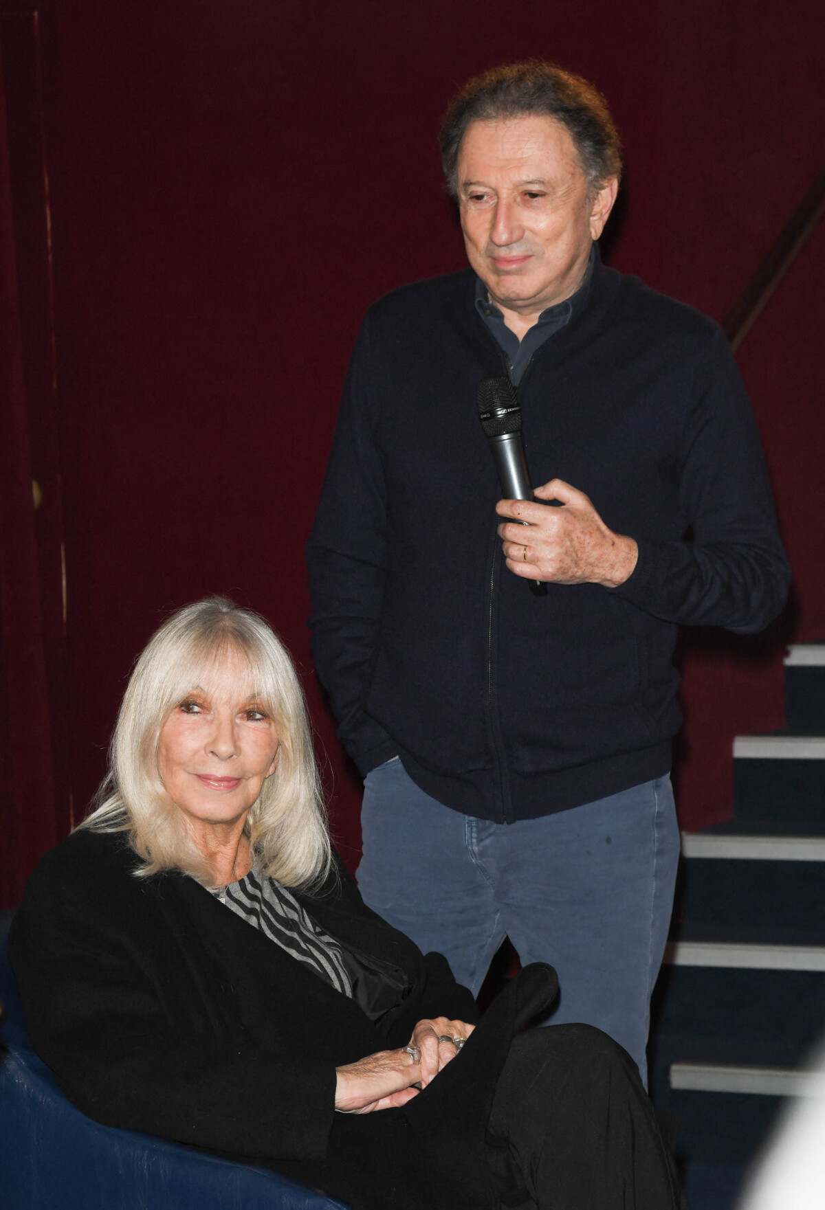 Photo : Exclusif - Michel Drucker et sa femme Dany Saval - Projections ...